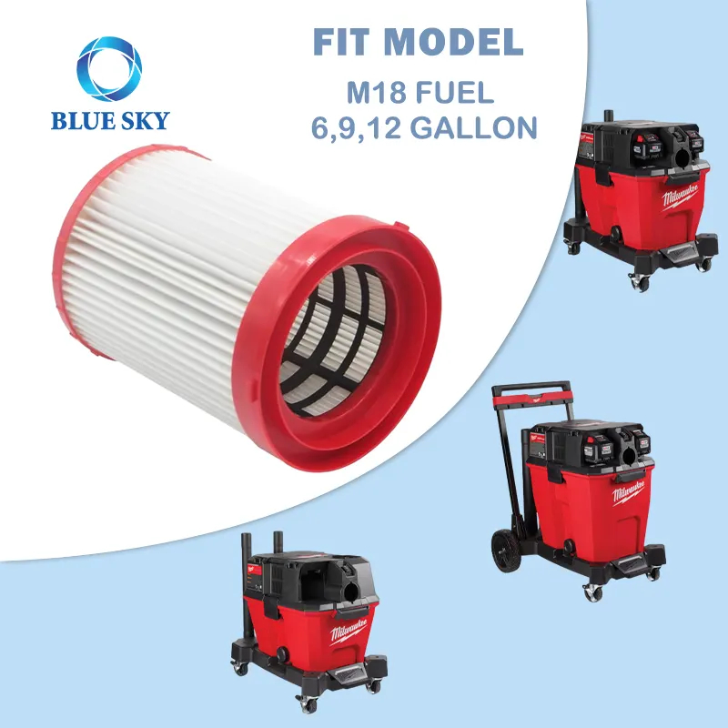 Milwaukee 49-90-1977 49-90-1990 M18 진공 청소기와 호환되는 습식 건식 필터 중국 제조업체의 부품 ...